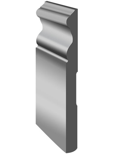 Colonial Baseboard 1/2″ x 5-1/4″ x 12’ MDF Primed TMS-12514-C