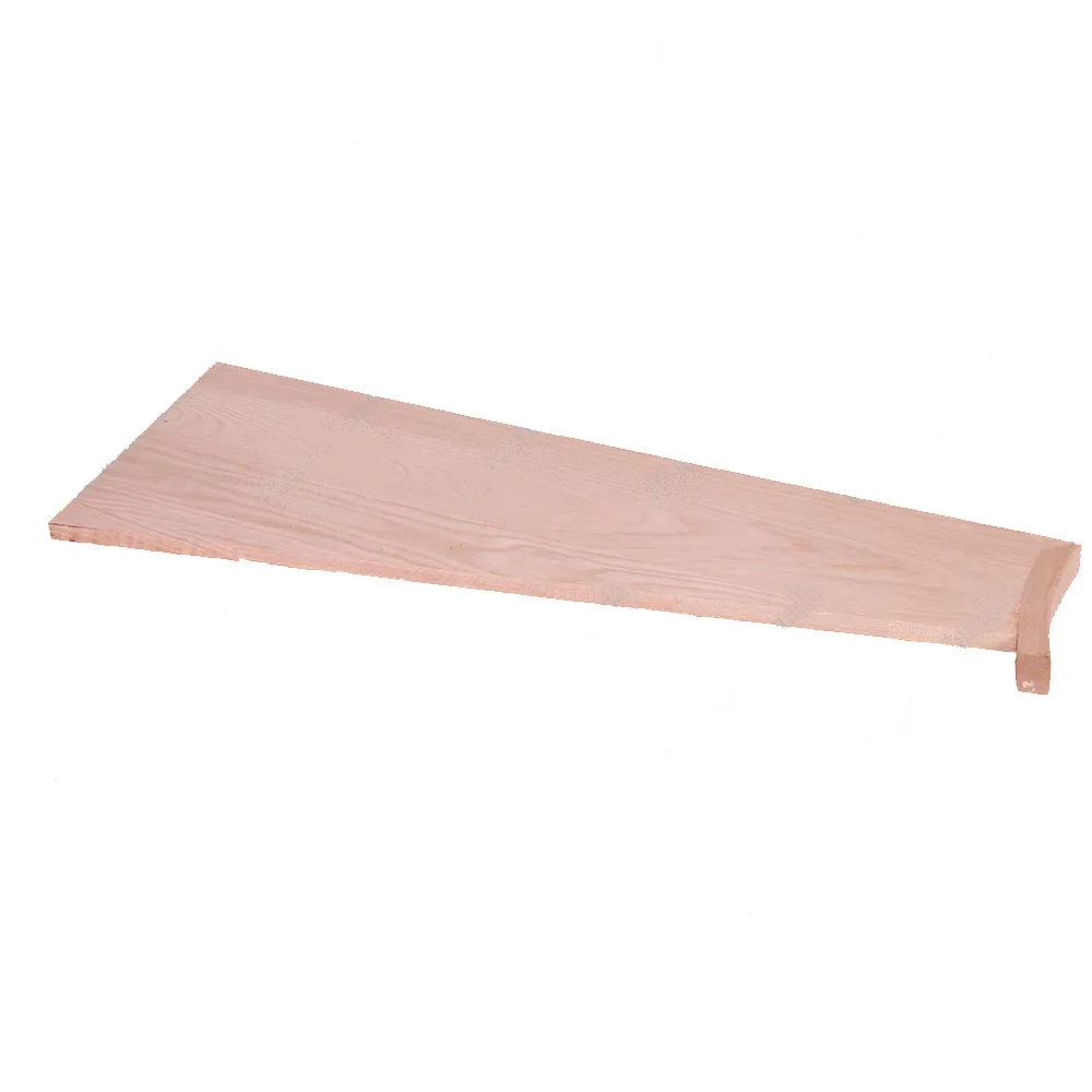 STAIR TREAD SOLID OAK ST101 Standard Pie Shape Square Edge With the Re
