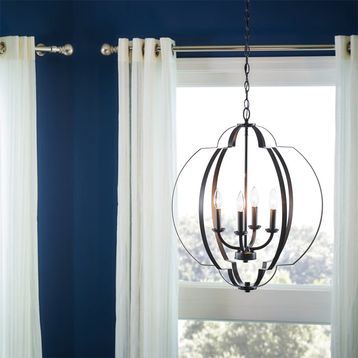 Voleta 4 Light Foyer Pendant